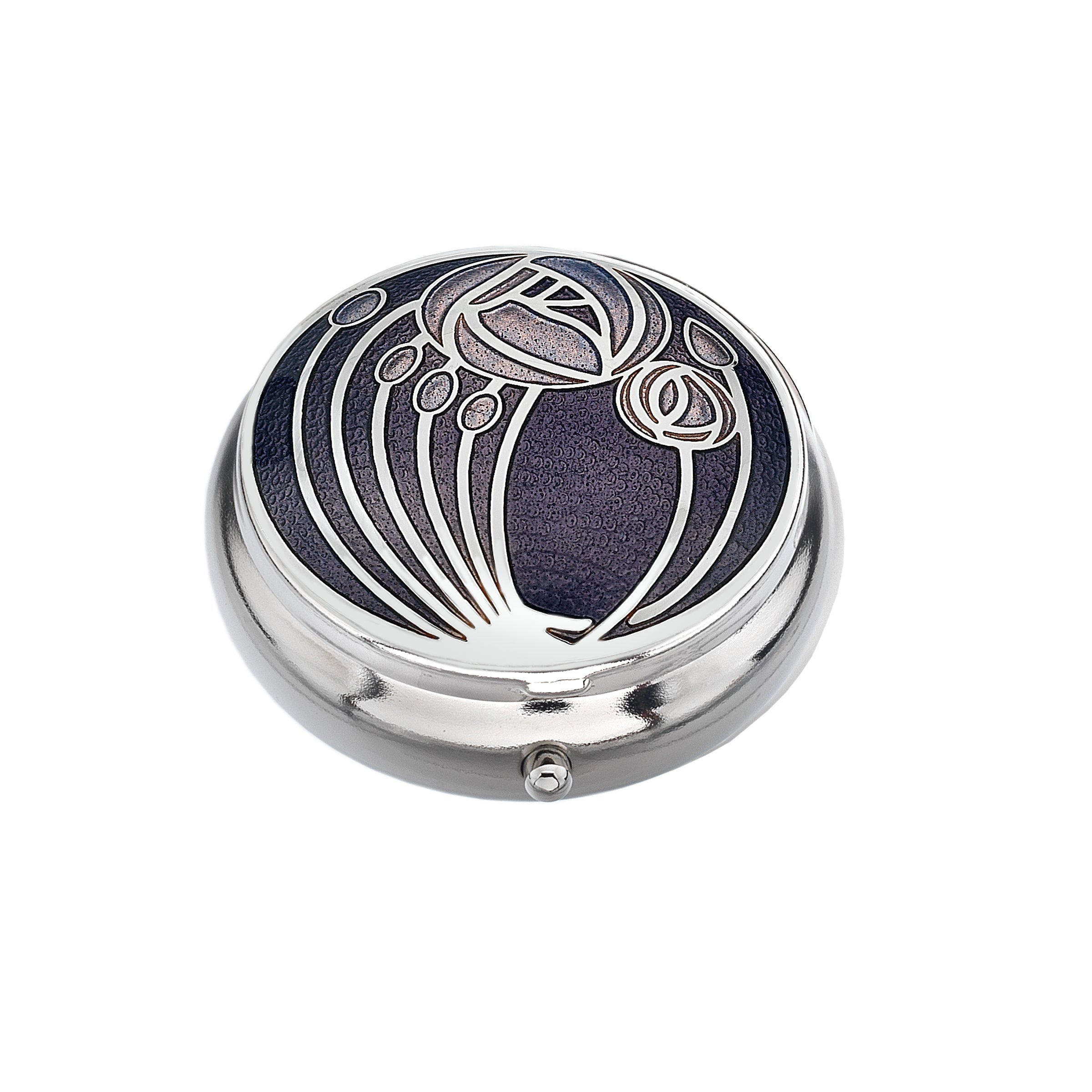 Rennie Mackintosh Enamel Roses & Buds Pillbox - Purple – Ciara's Irish Shop